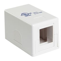 KEYSTONE SURFACE MOUNT BOX, WHITE — Cyberguys